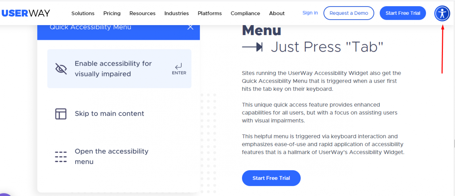 Userway Reviews & Pricing - Whois Accessible