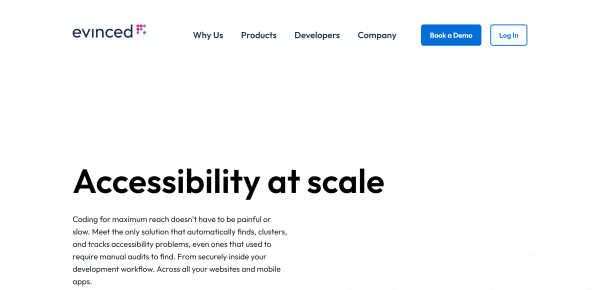 Evinced Reviews & Pricing - Whois Accessible